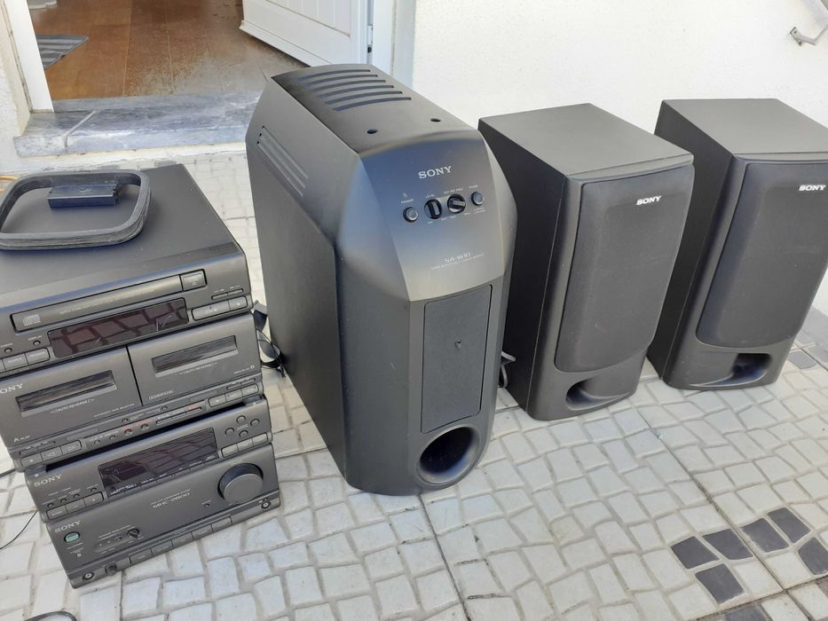Subwoofer Sony SA-W10 e Colunas Quinta do Conde • OLX.pt