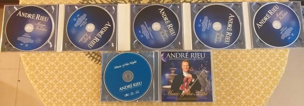 Andre Rieu Magic Box 5 CD + Box 2 cd celebrates ABBA Benfica • OLX Portugal