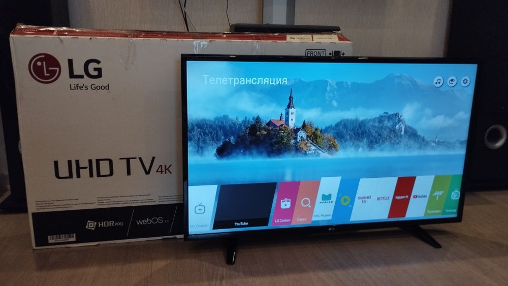 4K телевизор LG 43" Smart - wi-fi: 8 500 грн. - Телевізори Харків на Olx
