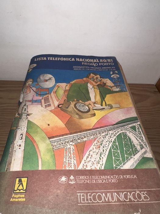 Lista telefonica antiga da região do porto de 80 e 81 Santo António dos ...