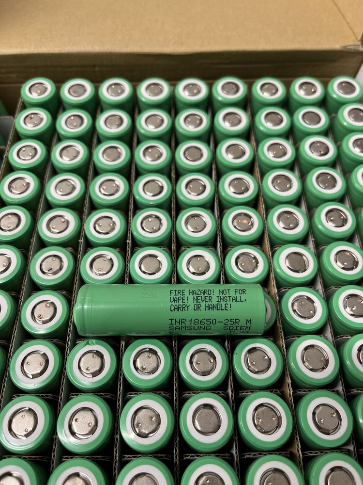 Аккумулятор 18650 Samsung INR18650 25R 2500 mAh, 3,7В: 105 грн ...