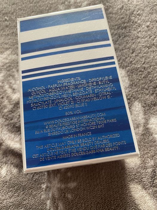 Dolce & Gabbana Light Blue Italian Love Pour Homme 50 ml – NOWE, FOLIA ...