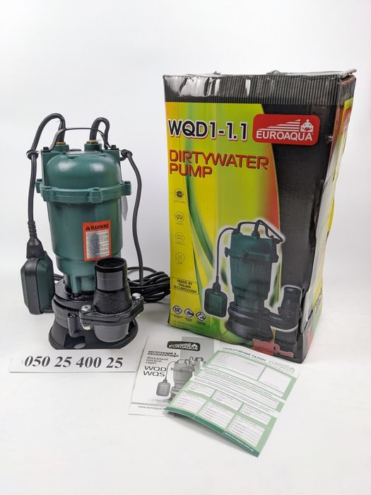 Насос фекальний WQD Euroaqua (мідна обмотка): 3 200 грн. - Сад / огород Черкассы на Olx