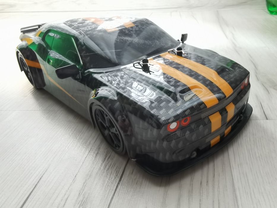 Samochód Dodge Challenger Hellcat do Driftowania czarny DRIFT RC 4wd ...