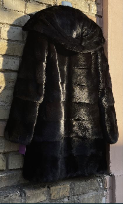 Норковая шуба с капюшоном поперечка полный трансформер р.ХС-С: 17 500 ...