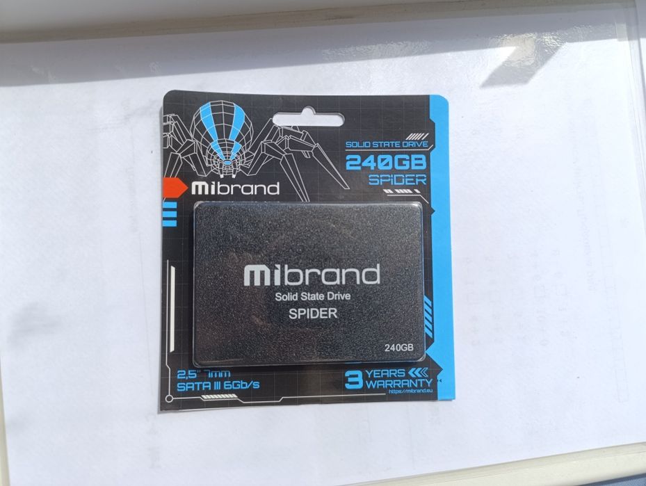 SSD Mibrand Spider: 550 грн. - Комплектуючі та запчастини Київ на Olx