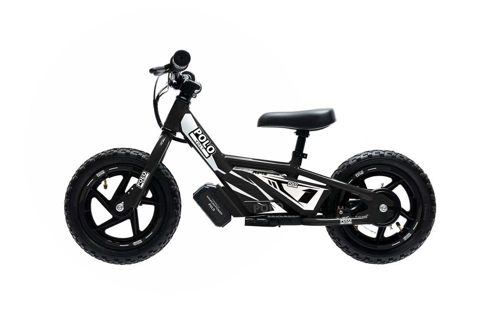 Rowerek Biegowy Elektryczny POLOVOLT RS-12 Czarny Mini Cross Myślenice ...