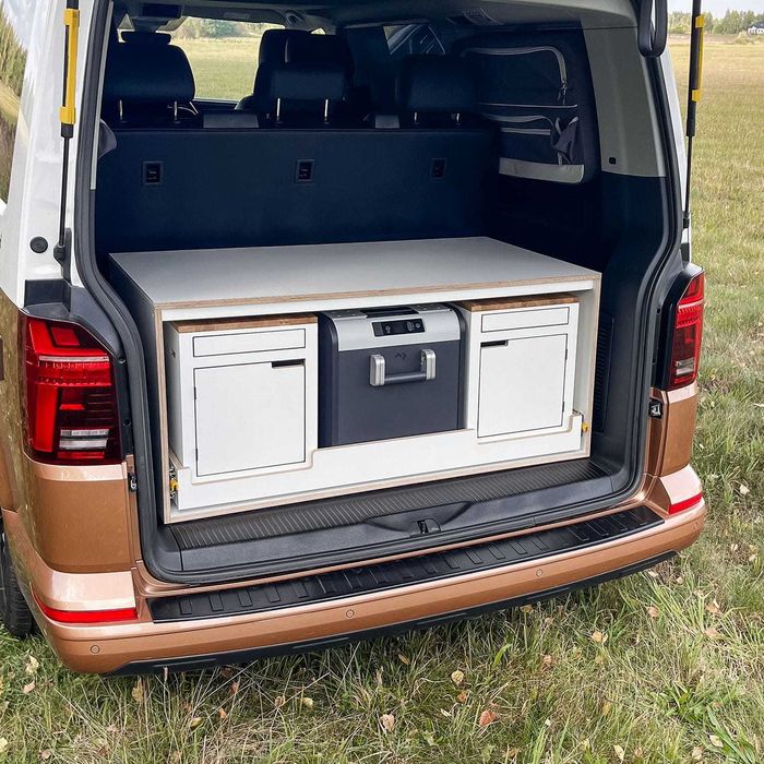 Box turystyczny kempingowy zabudowa do busa California Multivan T6 T5 ...