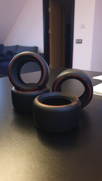 Opony f1 do lego zestawów mercedes/mclaren formuła 1 softy zestaw 1/8 ...