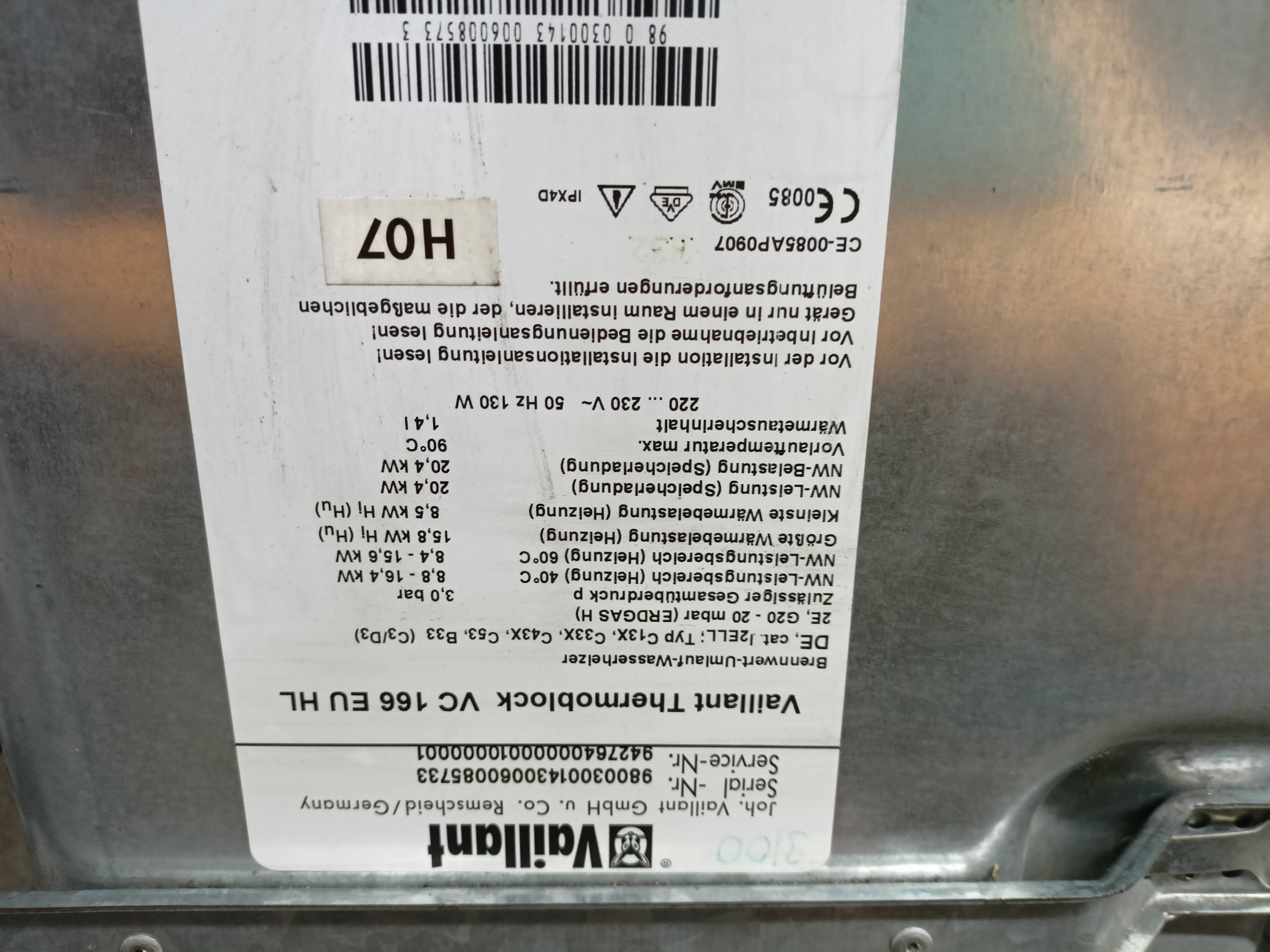 Piec kocioł gazowy Vaillant Thermoblock VC 166 EU HL Kolno • OLX.pl Piec kocioł gazowy Vaillant Thermoblock VC 166 EU HL Kolno • OLX.pl