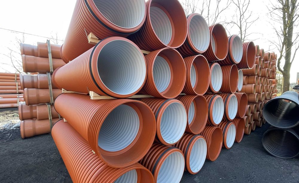 RURA KANALIZACYJNA KORUGOWANA PP Ø600 DN 600/3000 SN8 przepusty mostki Katowice Podlesie • OLX.pl