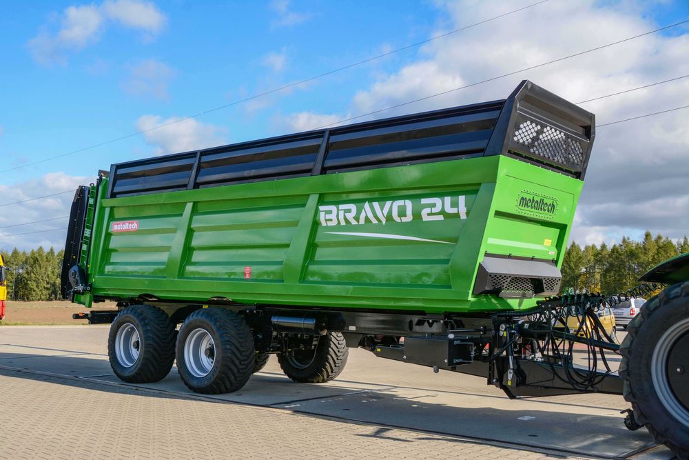 Rozrzutnik obornika METAL-TECH BRAVO 24 M3 20 TON Mirosławiec • OLX.pl