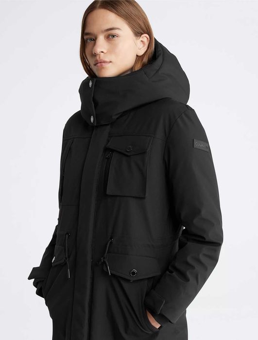 Новая женская куртка-парка calvin klein (ck parka jacket)с америки s,m ...