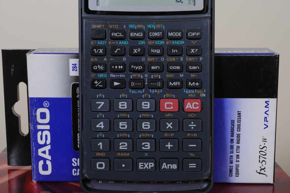 Casio científica fx 570s. Nova, caixa e fatura. Santo António da ...