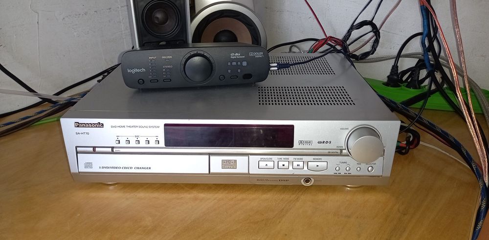 Amplituner panasonic sa ht70 dolby Digital 5.1 168 wat 5 disck Zabrze • OLX.pl