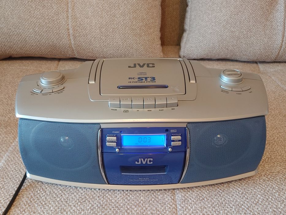 Вінтажний бумбокс JVC RC-ST3STSL: 650 грн. - Колекціонування Деражня на Olx