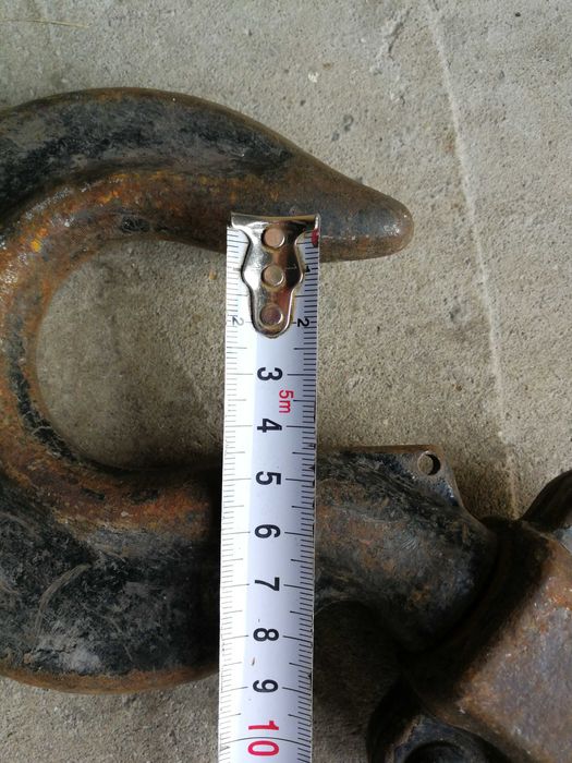 Łańcuch stalowy z hakiem 3T, łańcuch zrywkowy, rug cug, Bełchatów • OLX.pl