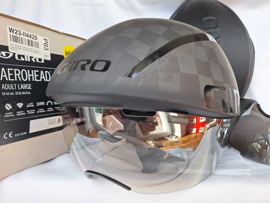 Kask rowerowy szosowy Giro Aerohead Ultimate Mips Black L 59-63cm Turka ...
