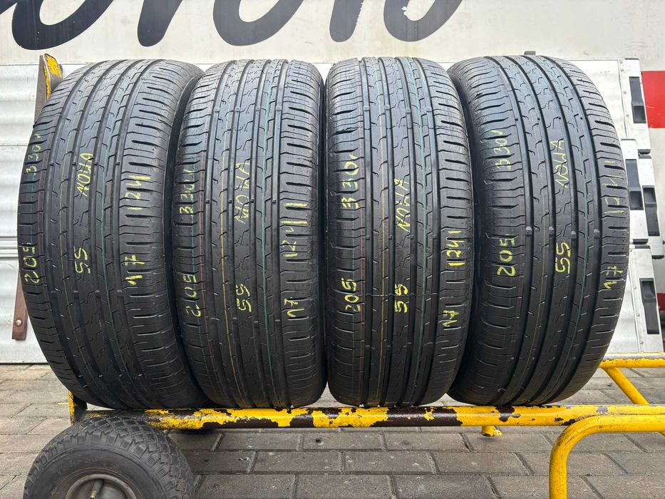 4X NOWE Opony Letnie 205/55R17 95H CONTINENTAL EcoContact6 6.5MM 2024R Grodzisk Wielkopolski ...