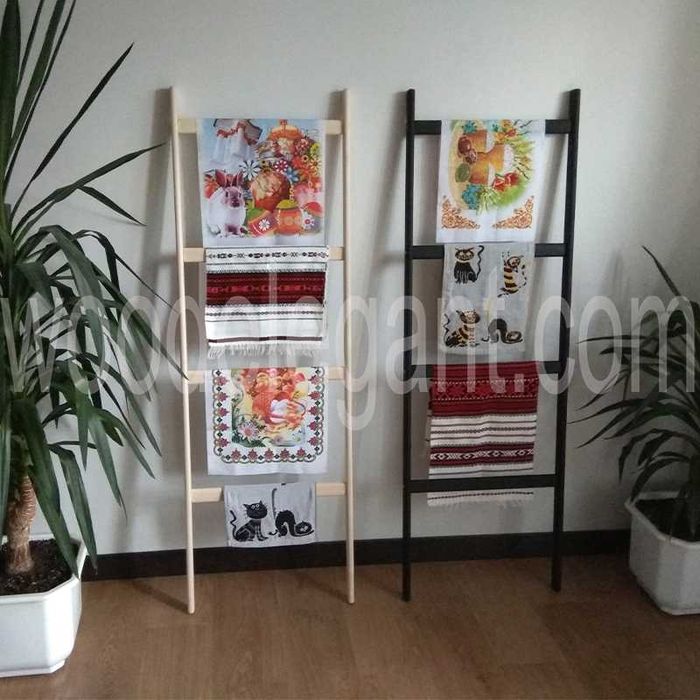 Ручна робота декор деревяна стійка під одяг рушники інтерєр 450 грн Витвори майстрів