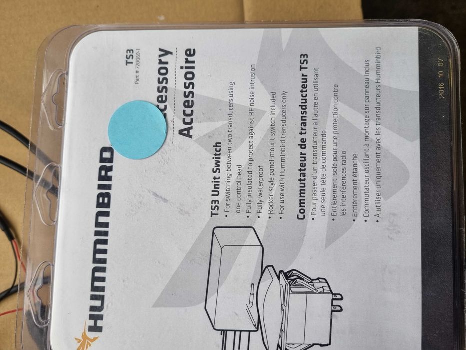 Humminbird TS3 przełącznik między przetwornikami przetwornik Michów ...