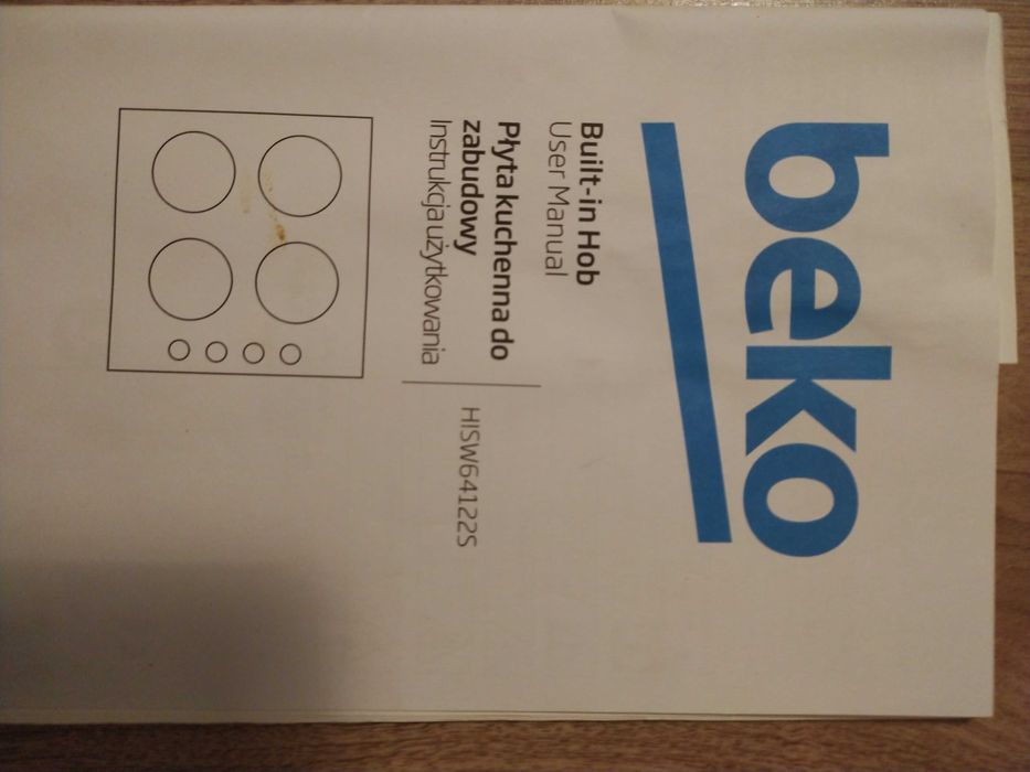 Płyta gazowa do zabudowy na szkle BEKO HISW 641225 (szer.59 cm ...