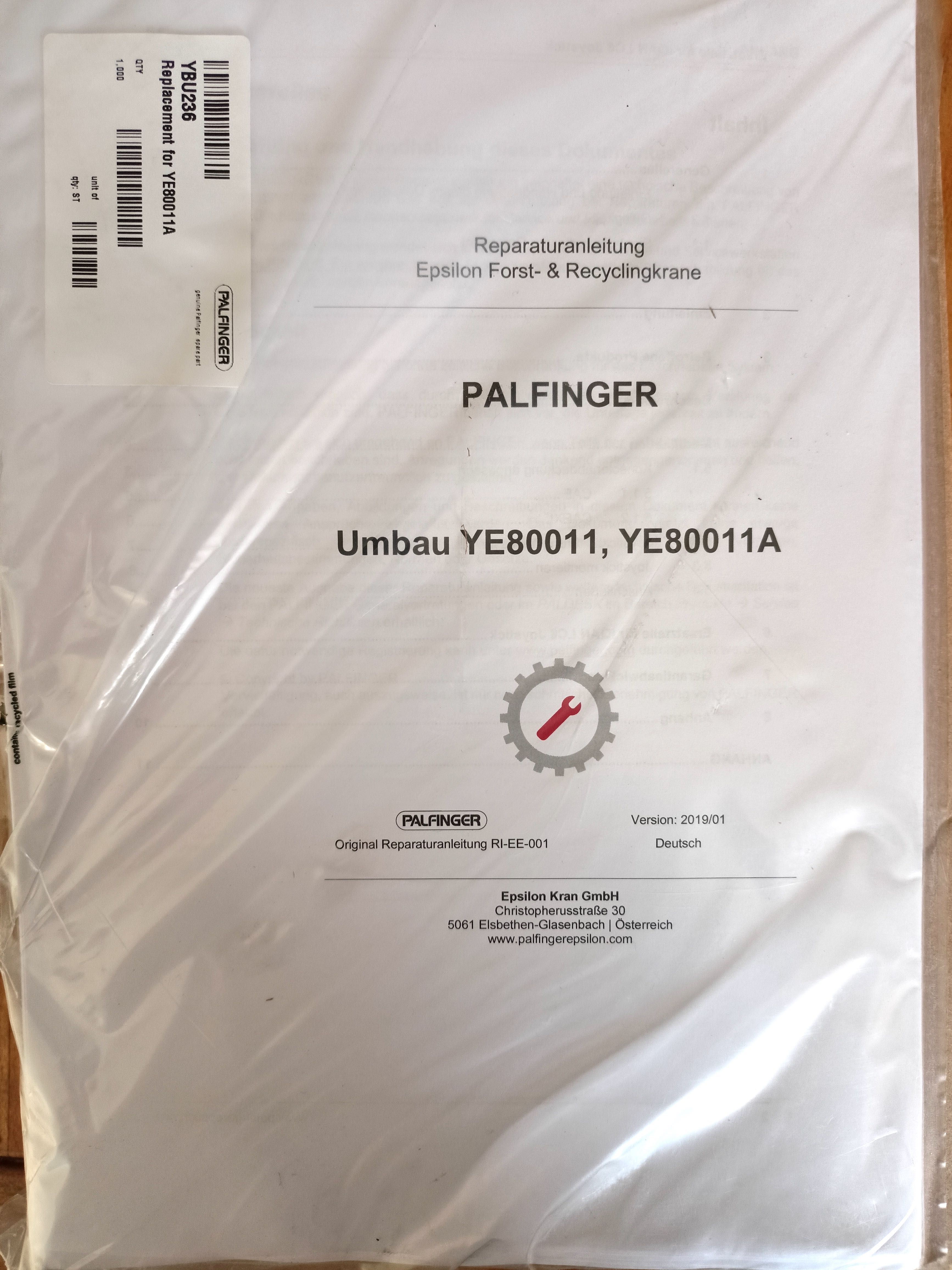 Joystick Epsilon Palfinger / Parker IQAN YBU236, YE80011A Lubomierz ... Joystick Epsilon Palfinger / Parker IQAN YBU236, YE80011A Lubomierz ...