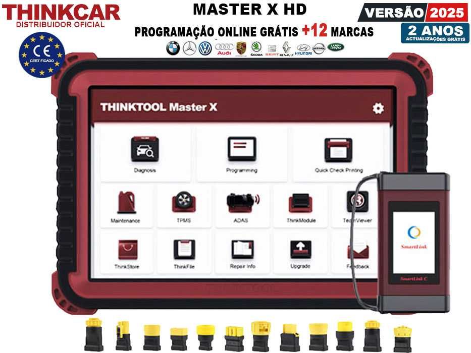 ThinkCar MASTER X HD Máq Diagnóstico OBD Ligeiros + Pesados (NOVO ...