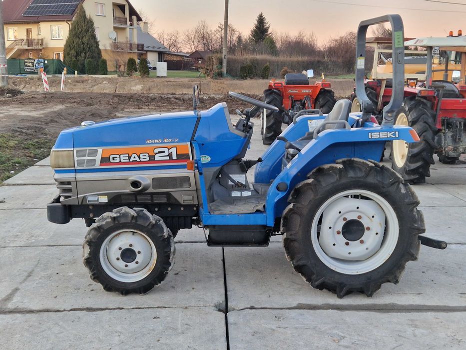 Traktorek japoński Iseki Geas 21 21KM wspomaganie rewers 4x4 Janów Lubelski • OLX.pl