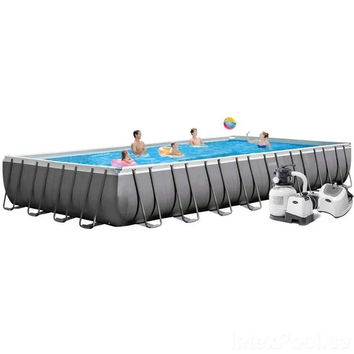 Бассейн каркасный Intex 26378, 975 х 488 х 132 см ULTRA FRAME POOL: 81 ...
