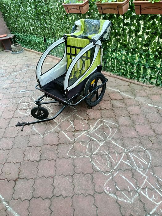 Przyczepka rowerowa riksza ALL BABY Gajęcki Ług • OLX.pl