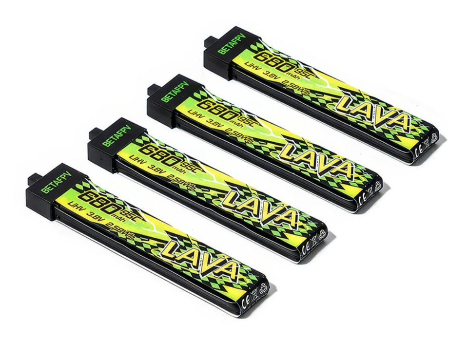 Акумулятор BetaFPV Lava II 1S 4.35V 680mAh Li-HV meteor 75pro: 1 500 ...