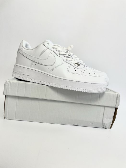Nike Air Force 1 White Білі Af1 45 44 43 42 41 40 38 Найк Еір Форси 1: ...