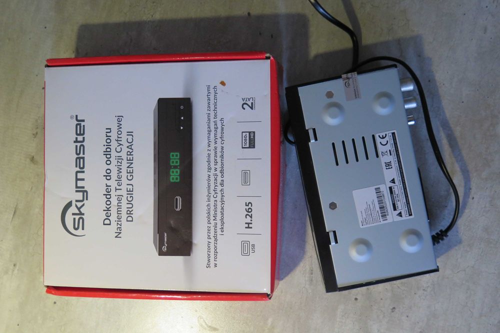 Dekoder SKYMASTER STB M265 DVB-T2/HEVC/H.265 nowy Jelenia Góra Centrum ...