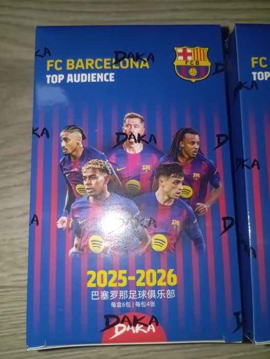 FC Barcelona 2025/2026 – Box kart piłkarskich DAKA | Nowy, folia ...