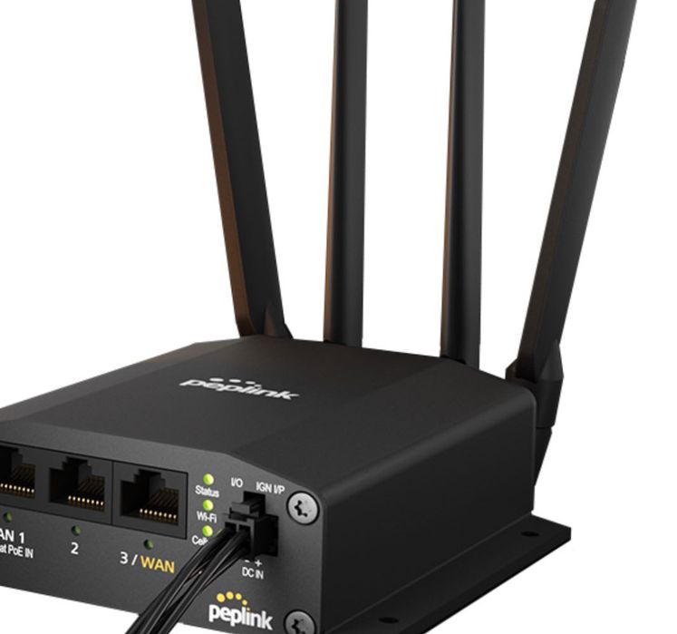 4G Wi-Fi роутер фирмы Pepwave MAX BR1 LTE-PRM M2M Router 150 MBps+GPS ...