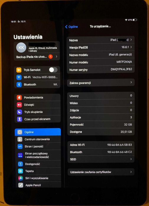 IPad 6 32 GB Wi-Fi Olsztyn • OLX.pl