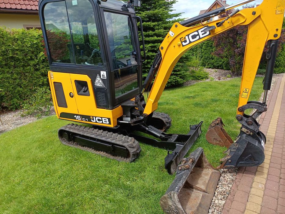 Koparka JCB 16C-1, 2018r. Szybkozłącze, 3 łyżki, 1,8t. Doinwestowana Czernikowo • OLX.pl