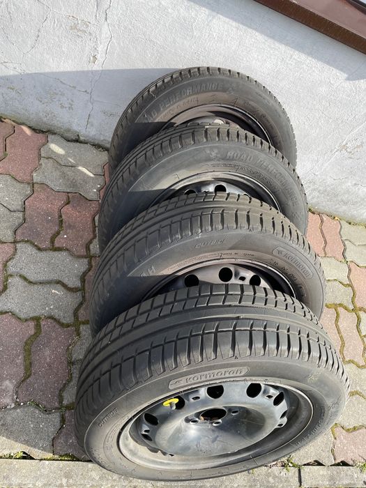 Opony letnie felgi stalowe komplet Kormoran 185/60 R15 5x100 VW Mińsk ...