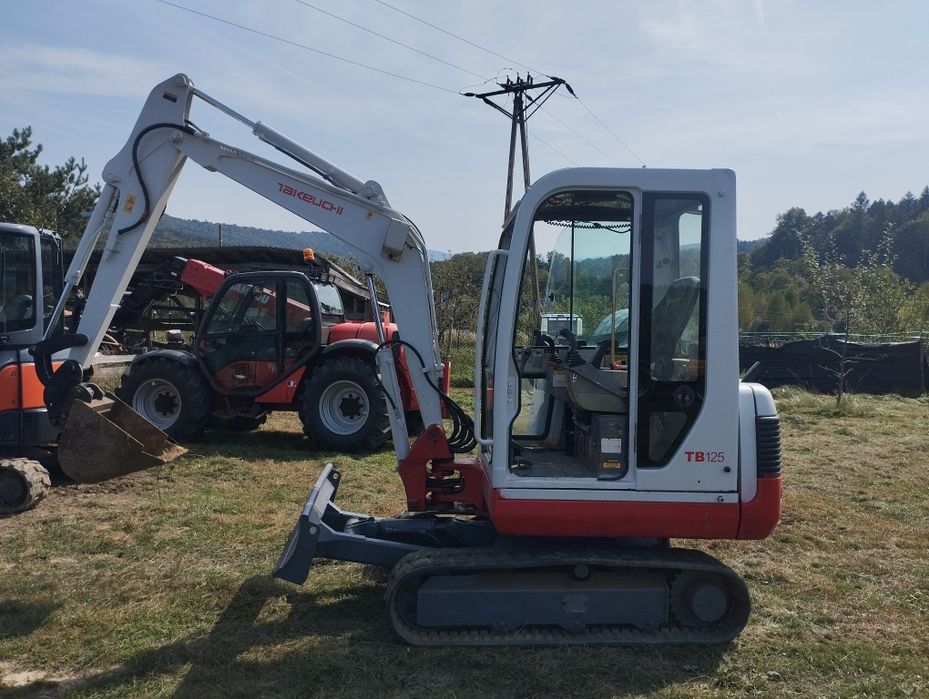 Mini koparka takeuchi TB 125 135 Kubota bobcat JCB cat Sucha Beskidzka ...