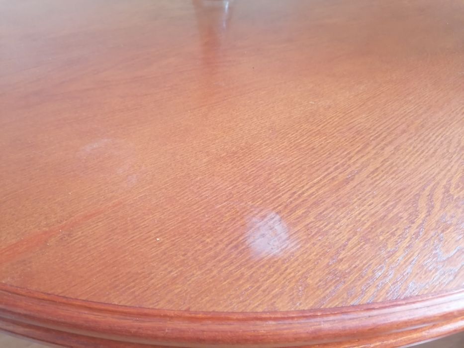Du y Okr g y St A La Drewniany Ozdobne Nogi 120 X 80 Przeczyce OLX pl