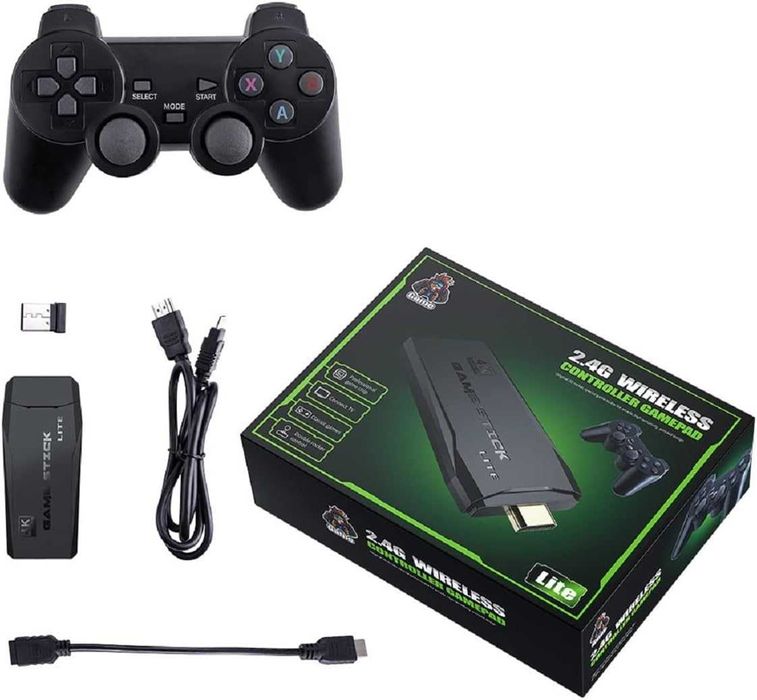 TAPDRA Retro Konsola Do Gier 4K Z padem TV Box z grami, 10000 ...