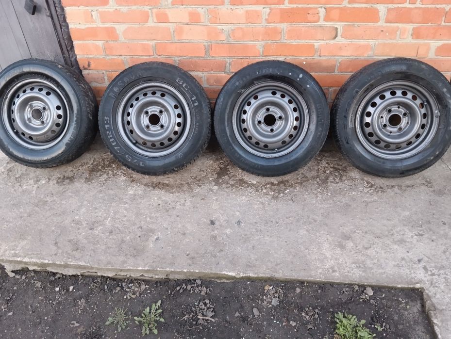 Продам Колеса диски Ланос Сенс 4*100R13: 500 грн. - Колеса в зборі ...