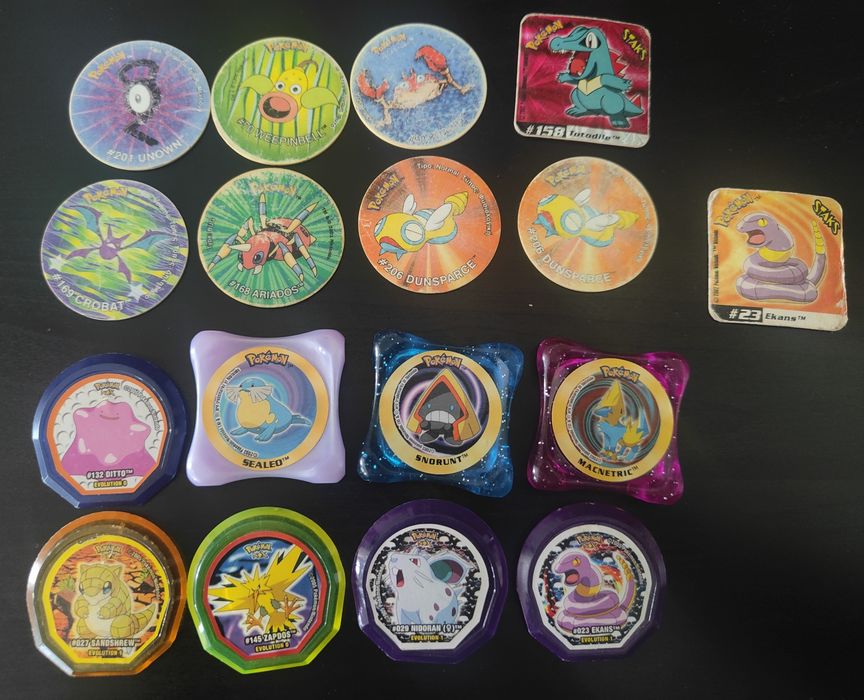 Pokémon Staks e Tazos Fernão Ferro • OLX.pt