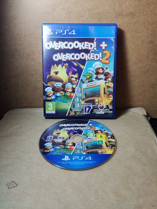 Overcooked! + Overcooked! 2 PS4 com caixa testado em ótimas condições ...