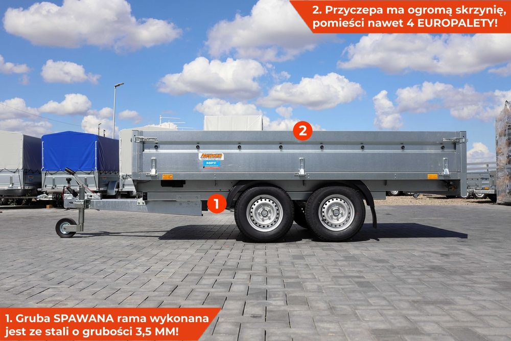 Platforma 320x168x40 N20-320 2 kps GN237 Neptun Nordica DMC 2T 2000 kg Lublin • OLX.pl