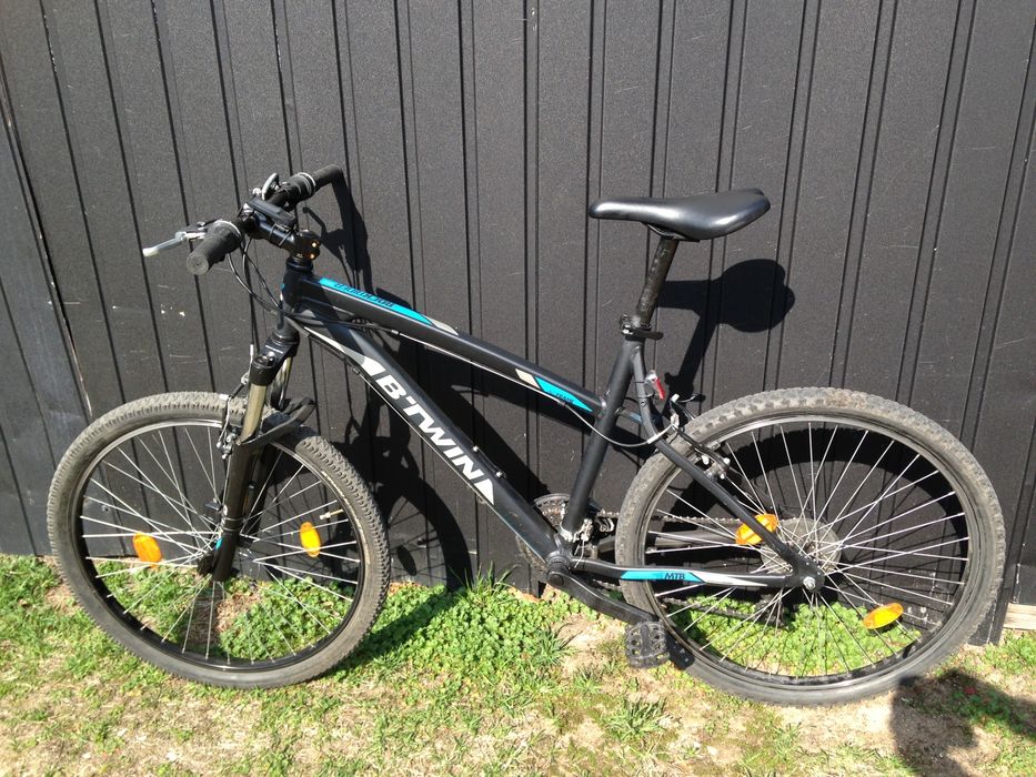 Rower B twin 26" aluminium jak nowy z licznikiem oświetleniem ...