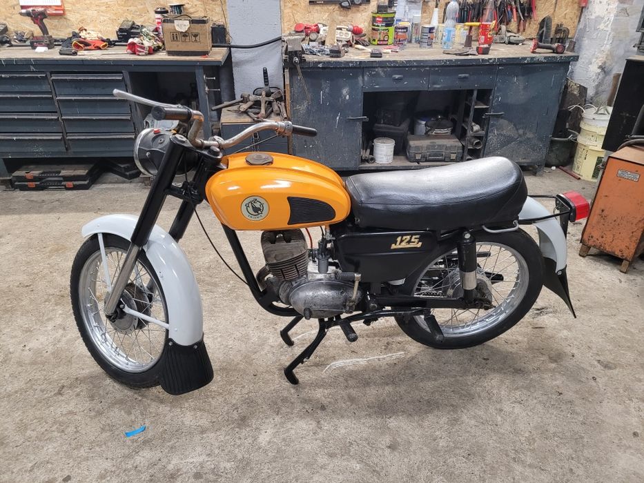 Wsk 125 pomarańczowa Lipiany • OLX.pl