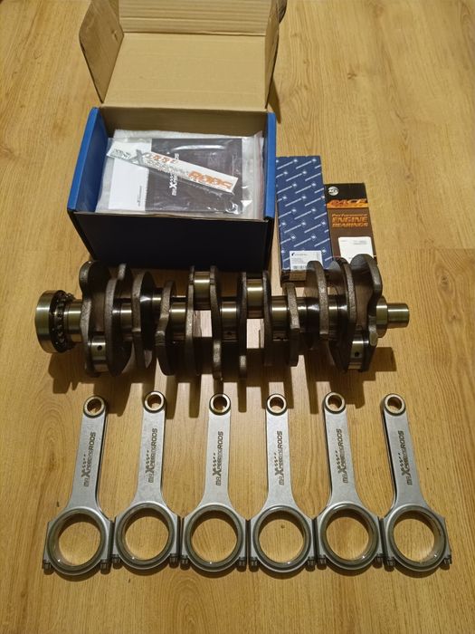 R32 VR6 R30Turbo Zestaw Destroker 500-800HP Wał Kute Korbowody Panewki ...