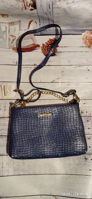 Кожаная перламутровая сумка Sara Burglar Италия: 3 500 грн. - Шкіряні ...